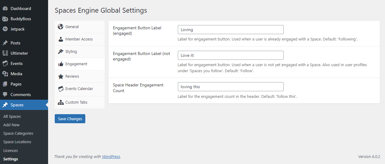 Engagement How To Customize The Follow Button For Spaces Spaces Engine