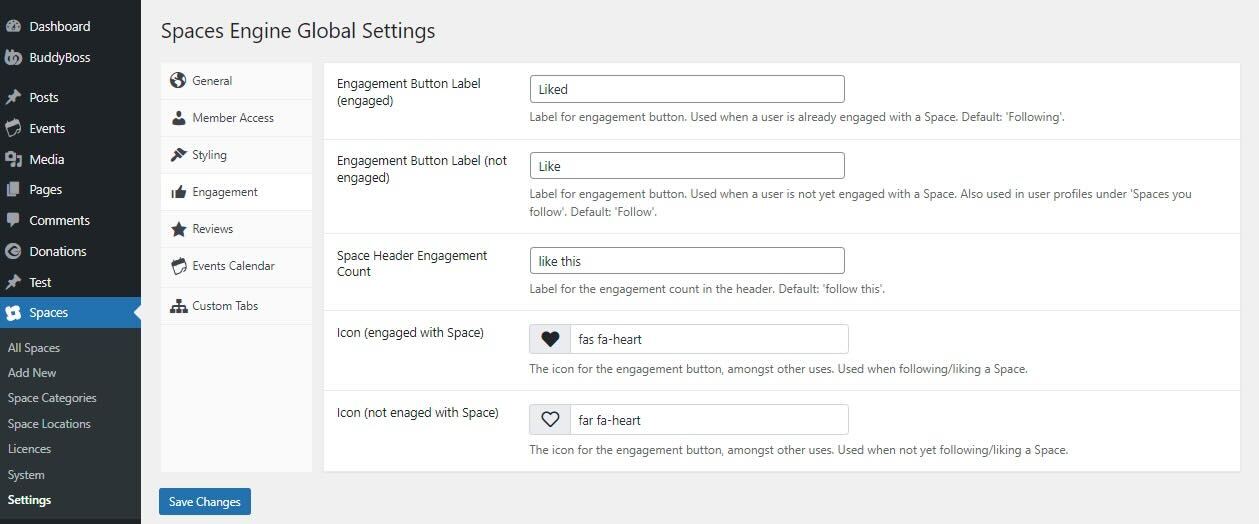Engagement: How to Customize the Follow Button for Spaces - Spaces Engine